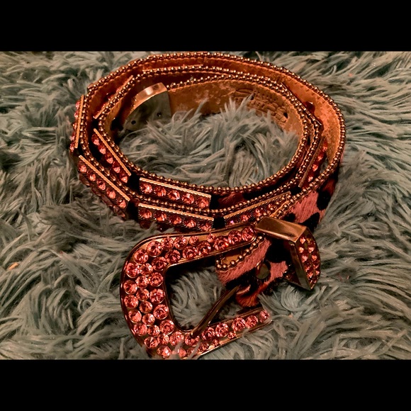 bb simon | Accessories | Super Rare Bb Simon Belt Y2k With Rhinestones ...